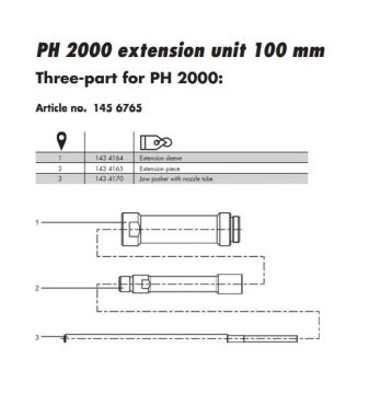 قطعه فک بلند جهت پرچکن بادی مدل PH2000 - شرکت پشتیبانی صنایع ایران